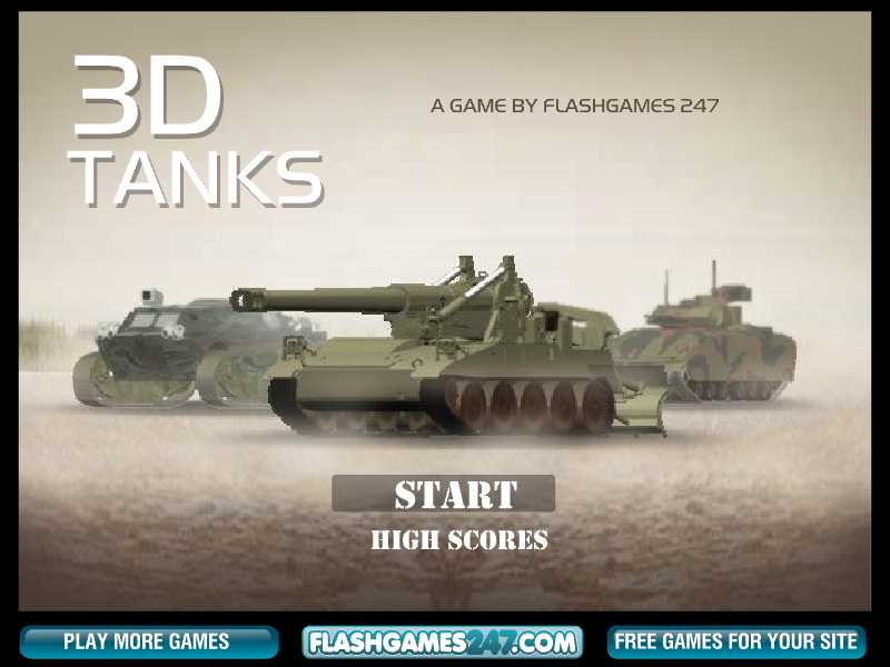 Play 3D Tanks Unblocked At School - FLASH Game