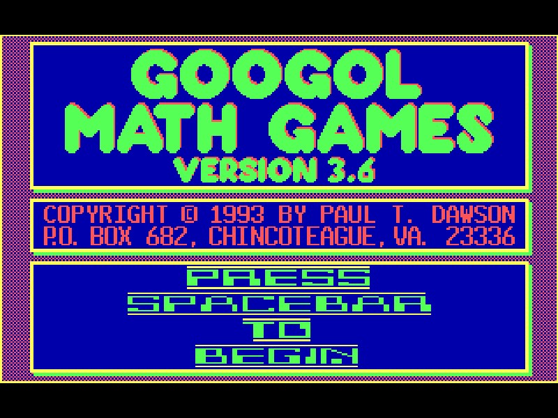 Play Googol Math Games Unblocked At School - DOS Game
