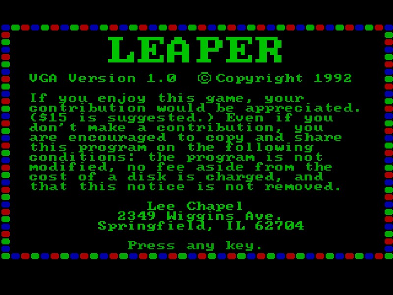 Play Leaper Unblocked At School - DOS Game