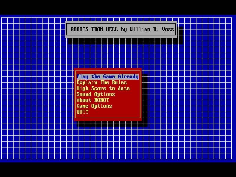 Play Robots from Hell Unblocked At School - DOS Game