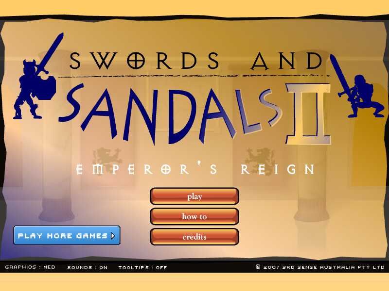 Play Swords and Sandals 2 Unblocked At School - FLASH Game