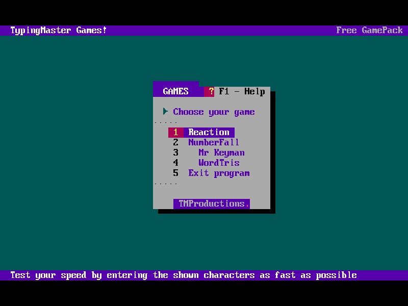 Play Typingmaster Games Unblocked At School - DOS Game